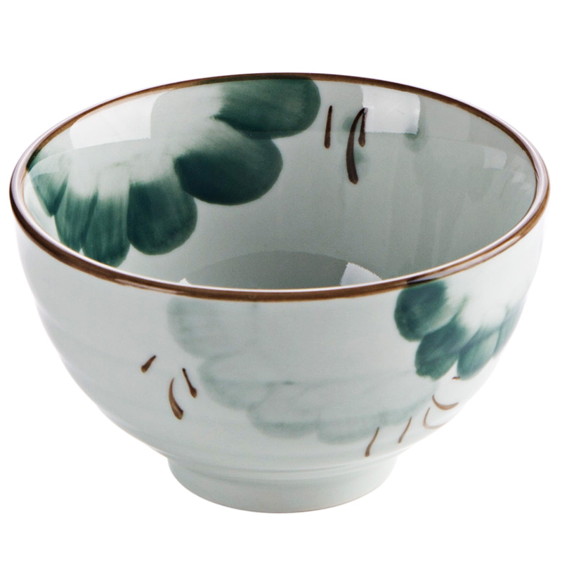 Ceramic hand-painted eating bowls at home househol... – Grandado
