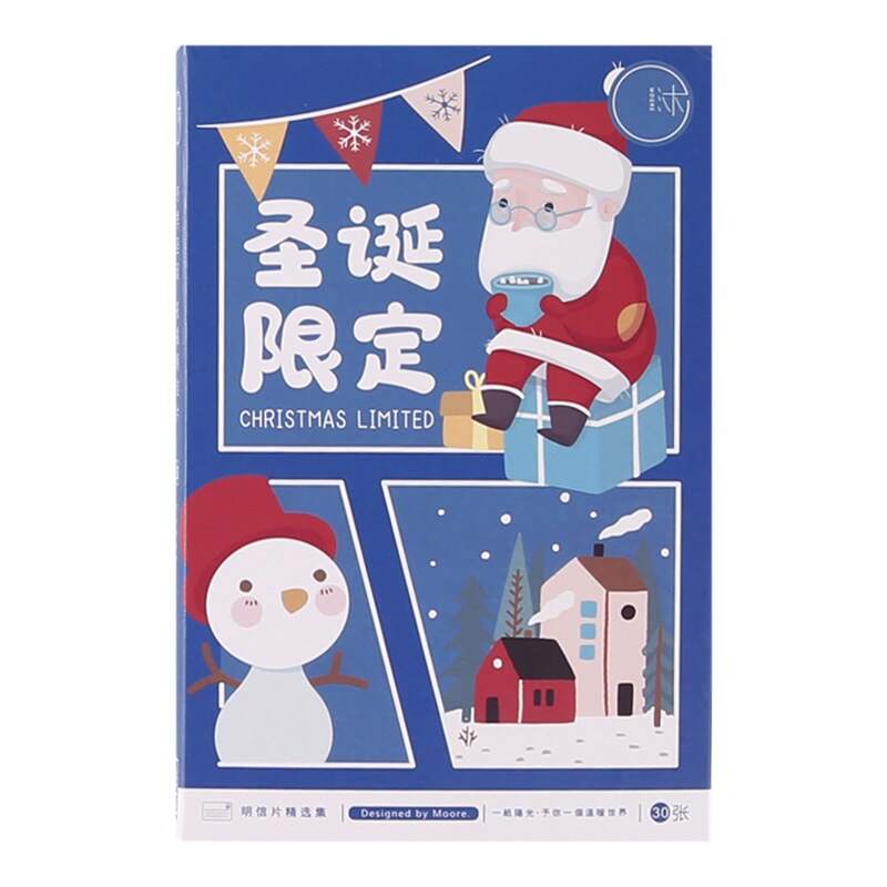 30 Sheets/Set Merry Christmas Postcards Christmas ... – Vicedeal