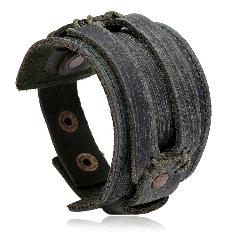 Adult Medieval Cosplay Leather Bracelet Vintage Pu... – Grandado