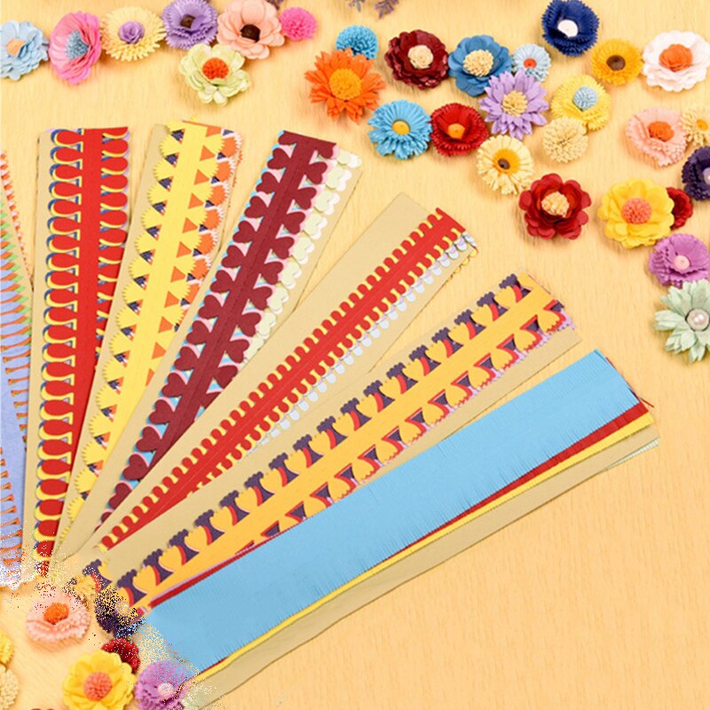 Art DIY Handmade Colored Flower-Shaped Strip Roll ... – Grandado
