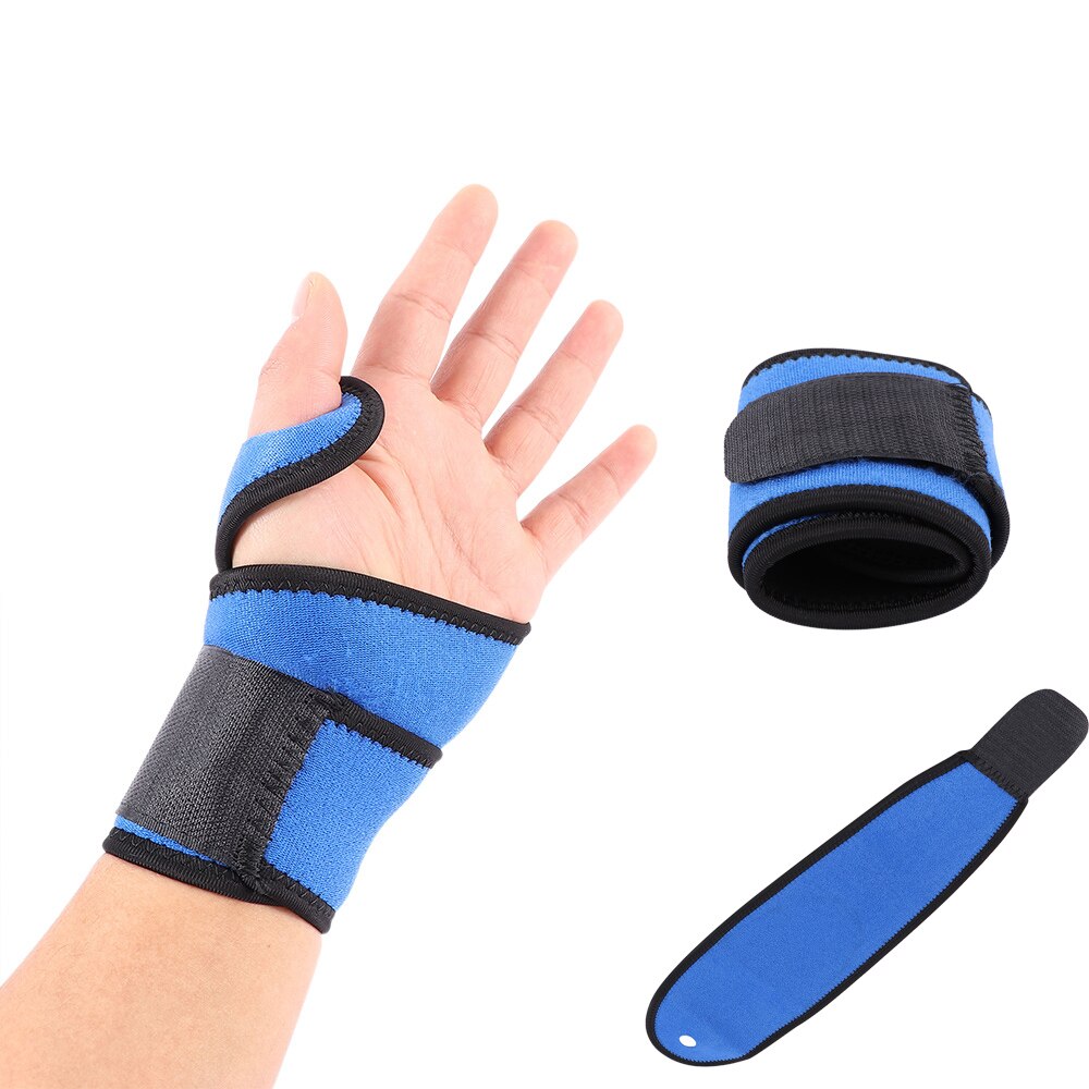 Blue Black Cotton Fiber Wrist Guard Band Brace Sup... – Vicedeal