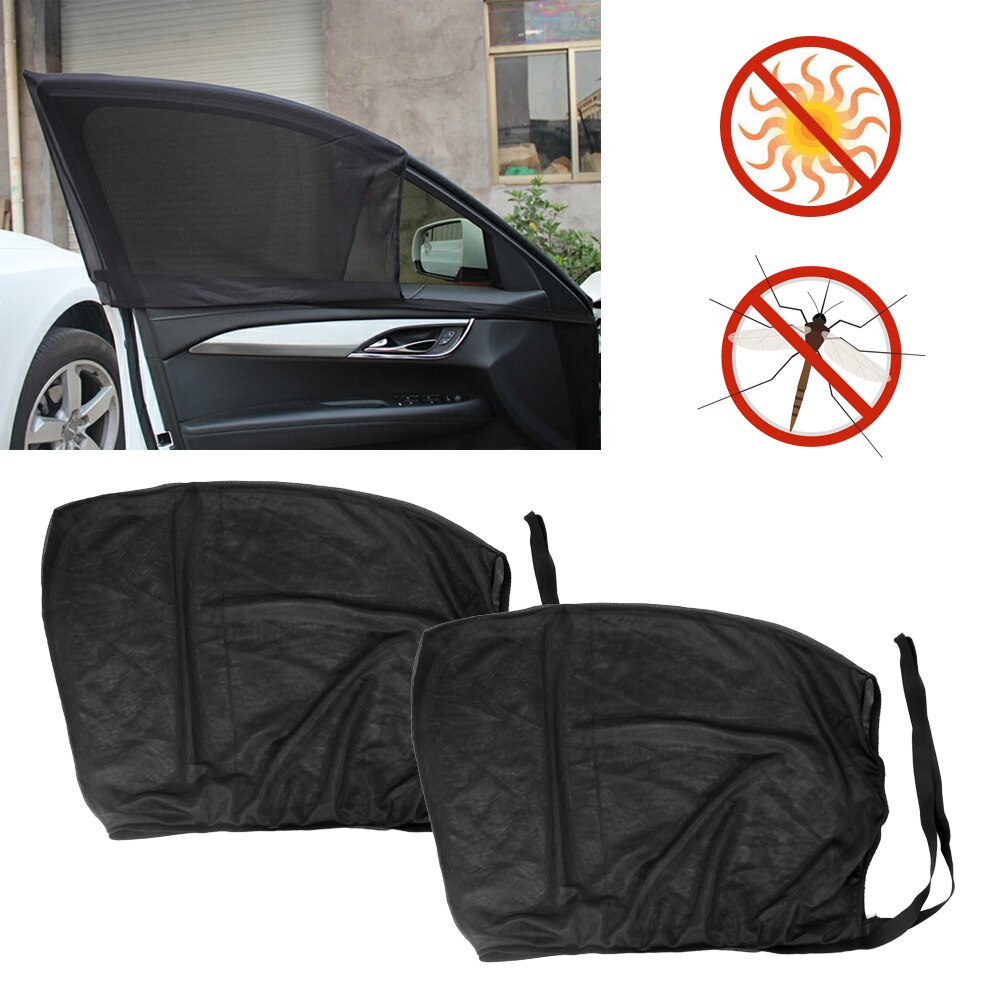 2 stk gardiner for bil auto sidevindu solskjerming... – Grandado