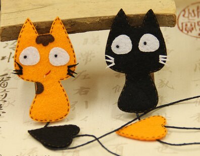 Lovely bookmarks Fabric Felt kit Non-woven cloth C... – Vicedeal