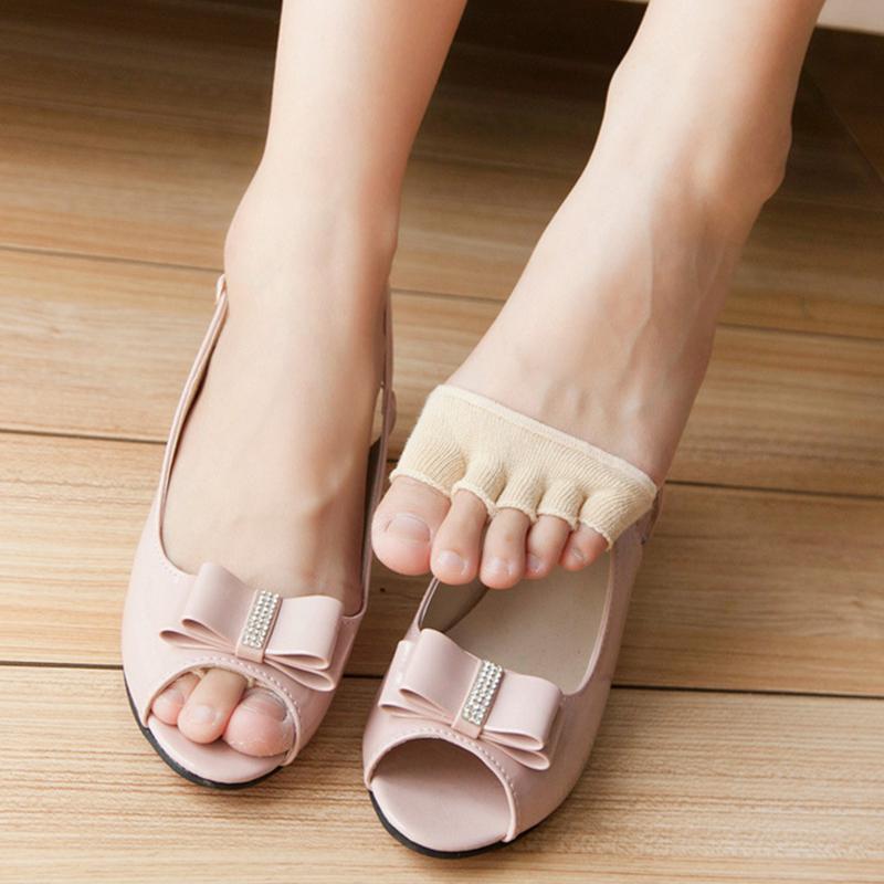 1 Pair Cotton Half Insoles Pads Foot Care Sock For... – Vicedeal
