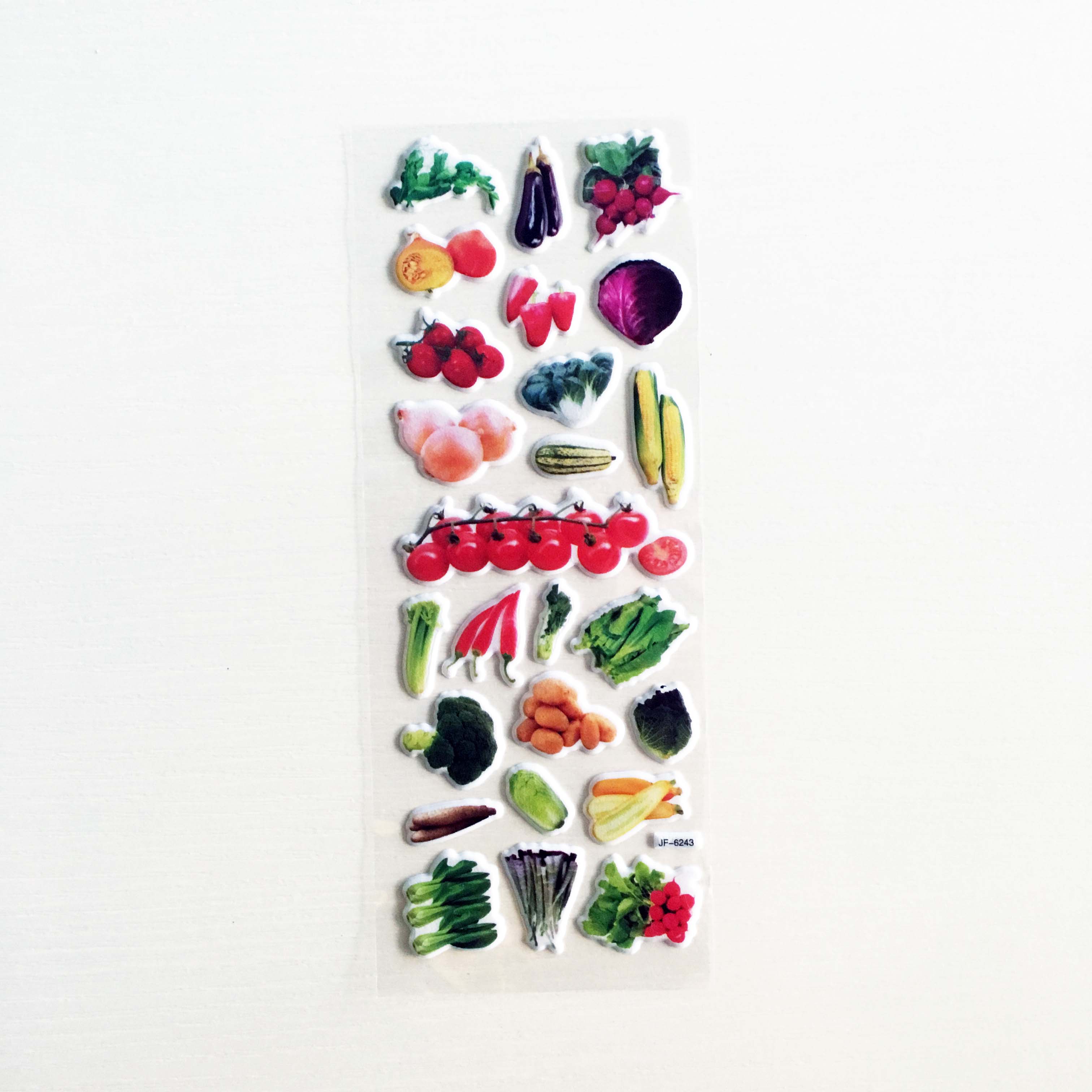 6 pcs 3D Stickers vegetables Stickers Kids Childre... – Vicedeal