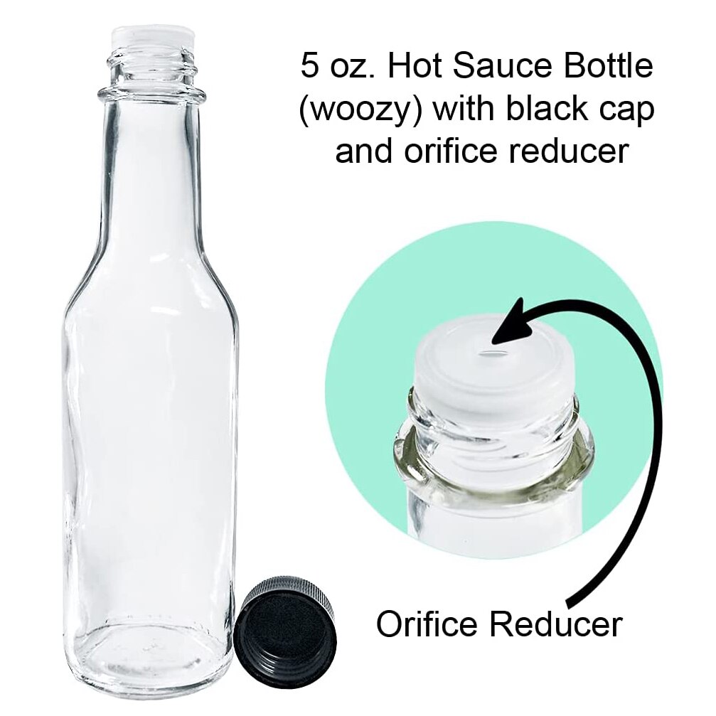 5 Oz 150 Ml 250 Ml Sauce Woozy Bottles Empty Clear Grandado