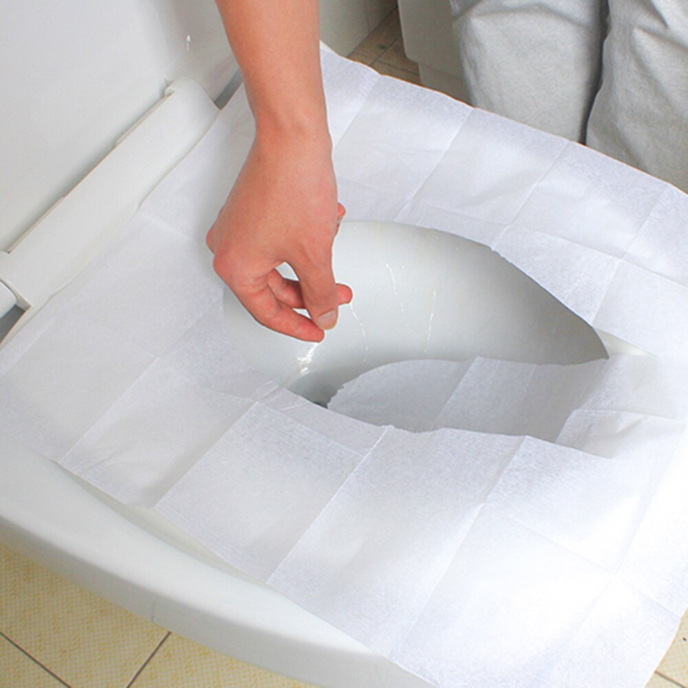 10 Sheets Disposable Toilet Seat Cover Mat Travel ... – Grandado