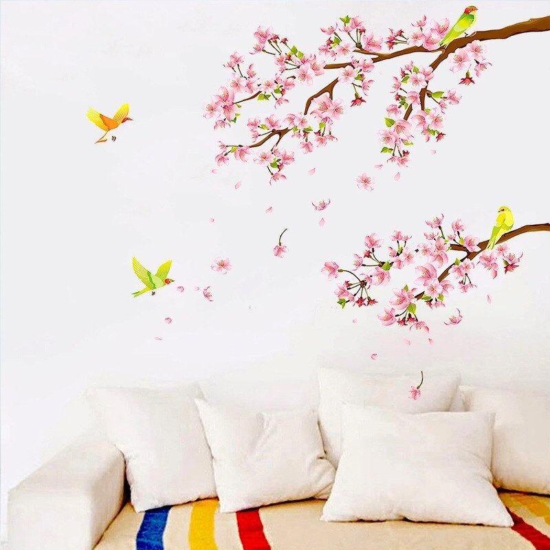 Wall Stickers Cherry Blossom Wall Decal Tree Branc... – Grandado