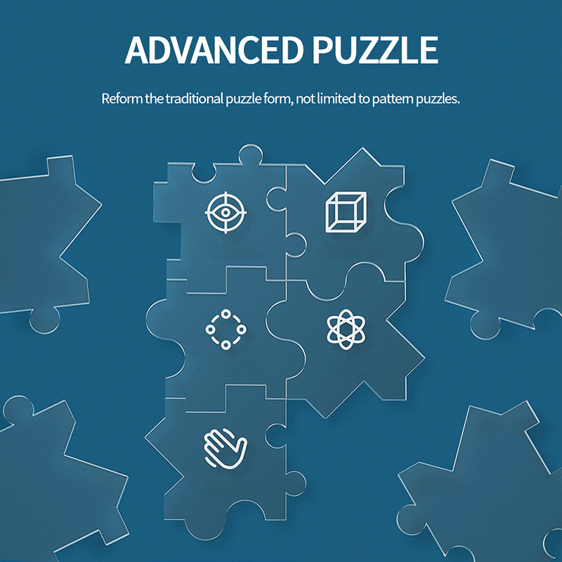 Impossible Puzzle Clear Crystal Jigsaw Puzzles Acr... – Grandado