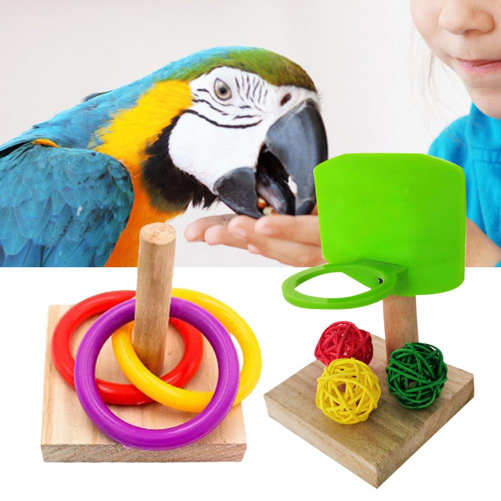 3 Stks/set Papegaai Vogel Huisdier Basketbal Hoepe... – Vicedeal