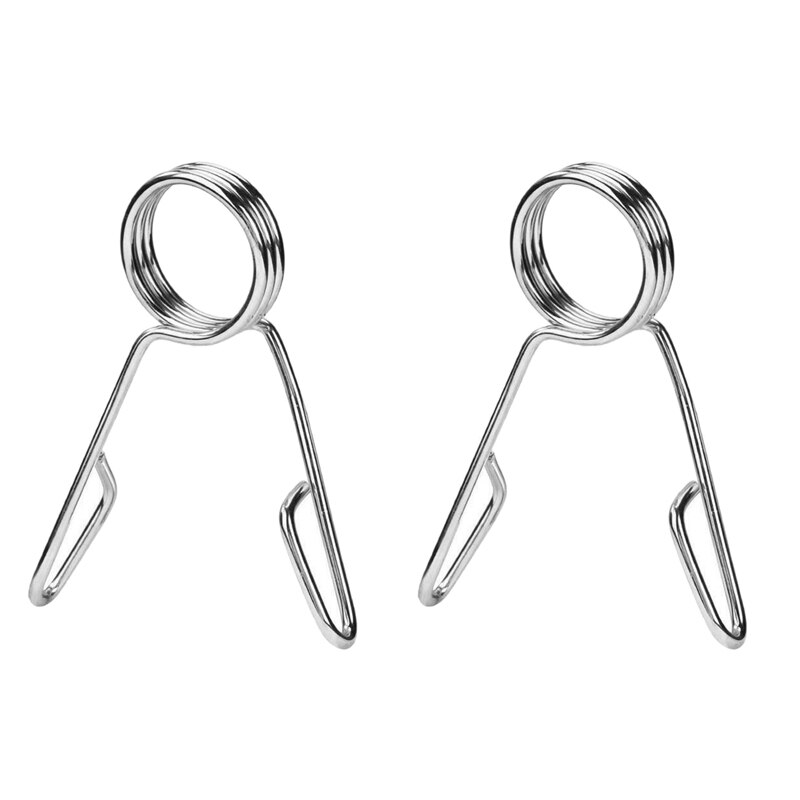 2 Inch Barbell Bar Clamps Spring Collars Weight Ba... – Grandado