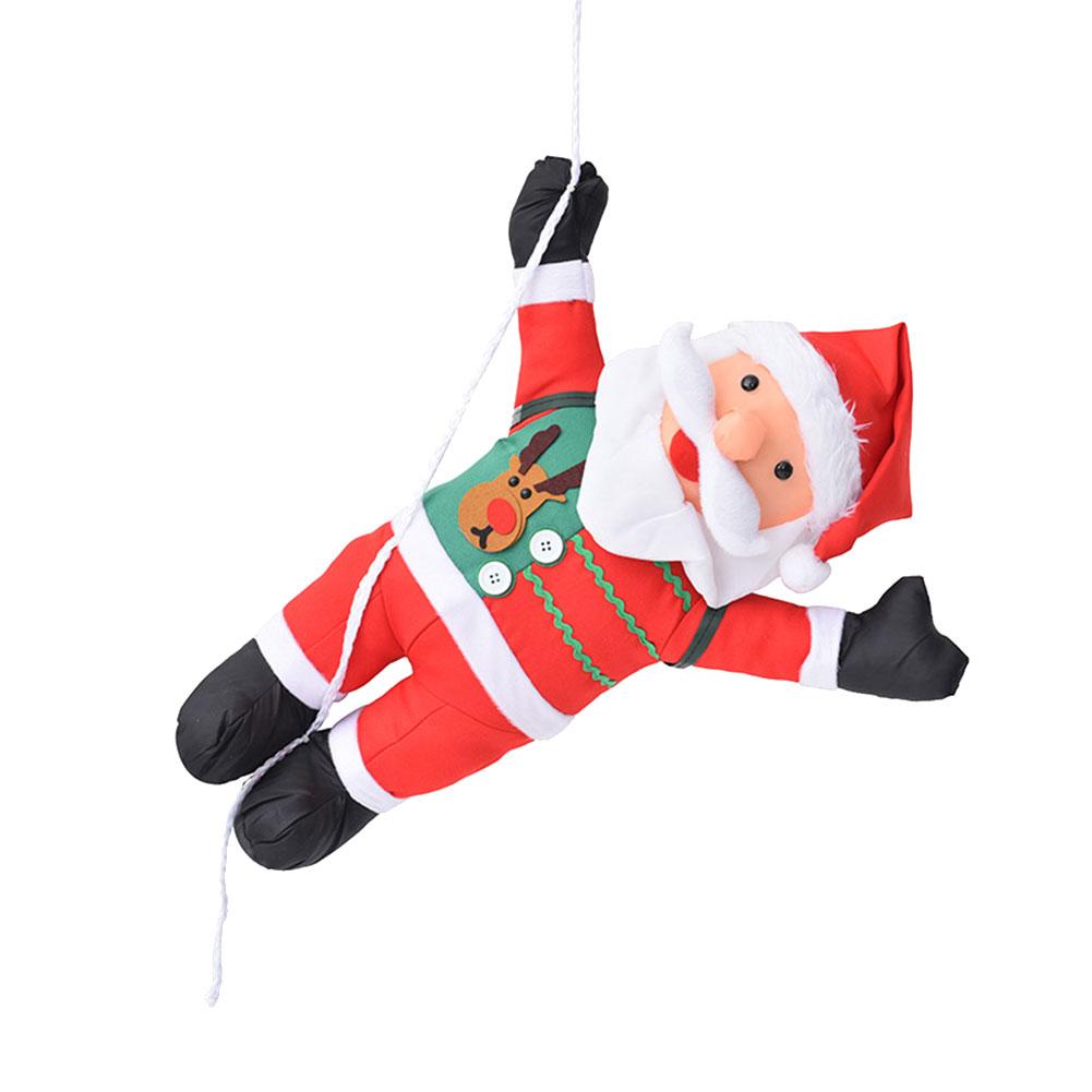 60CM Christmas Pendant Santa Claus Climbing Rope L... – Grandado