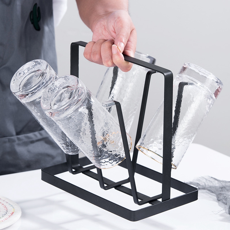 Cup Drying Rack Stand Beer Glasses Rack, 6 Cups Dr... – Vicedeal