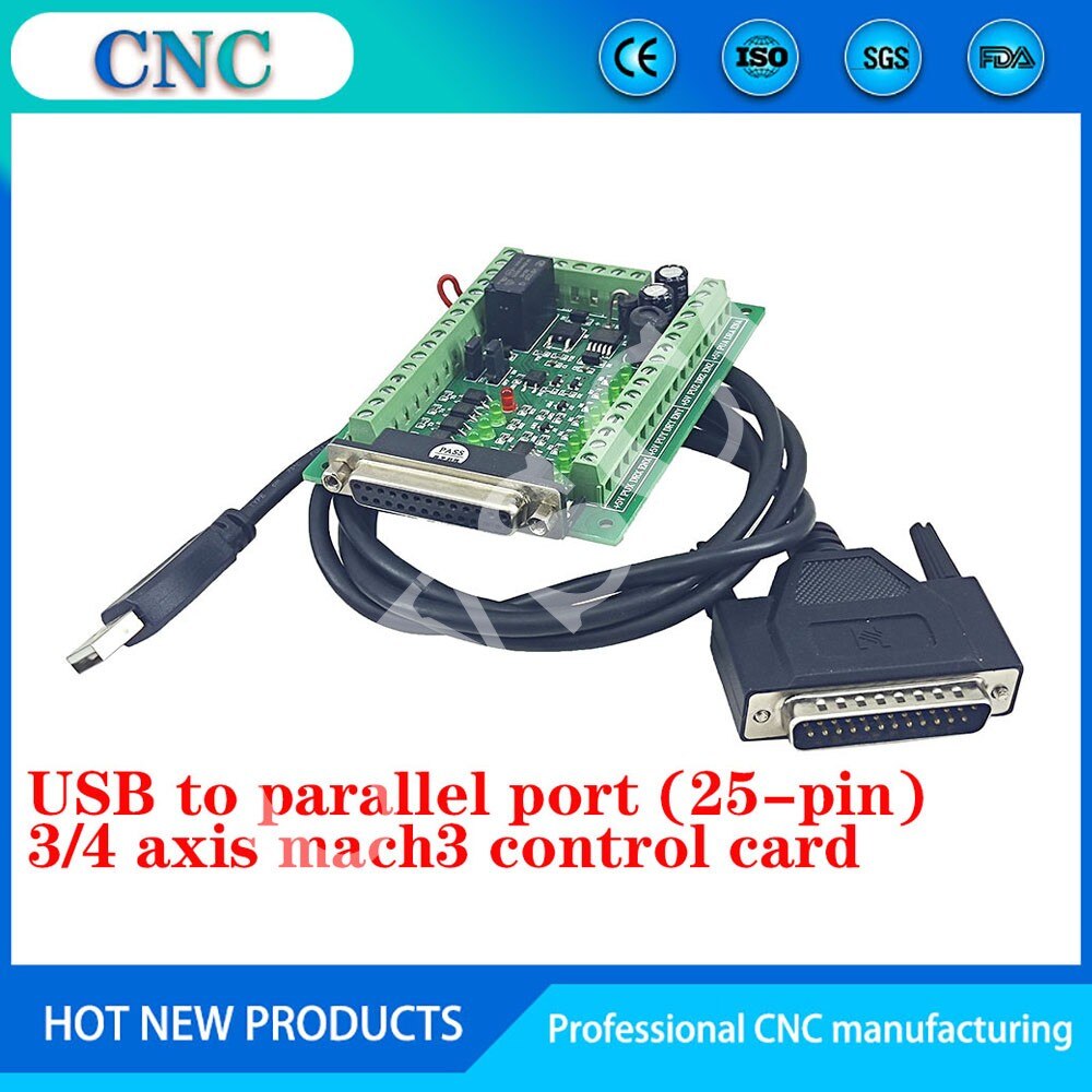 USB to parallel port (25-pin) mach3 3/4 axis contr... – Grandado