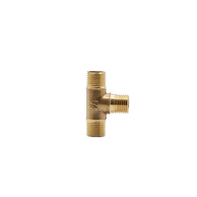 Brass Tee Fittings Male Female Thread 3 Ways T Typ... – Vicedeal