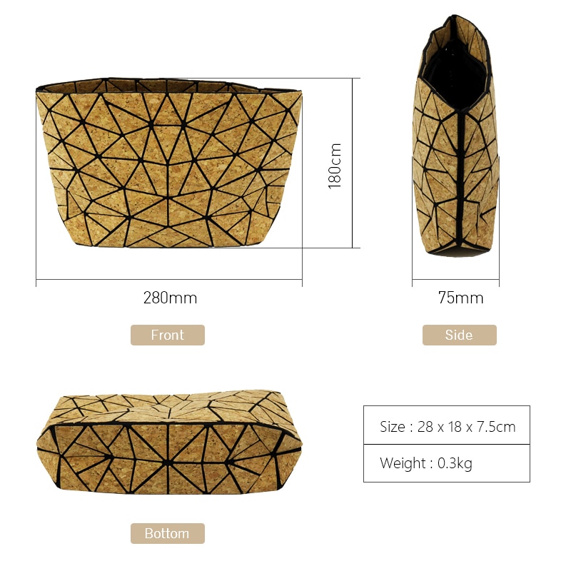 KAOGE Vegan Natural cork chain bag for women Handb... – Grandado