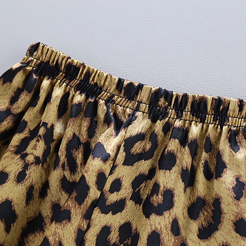 Baby Sleepwear Kids Girls Boys Pajamas Leopard Lon... – Grandado