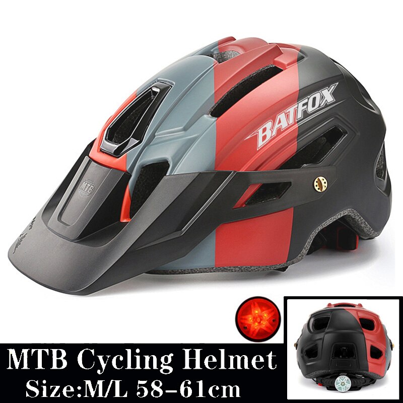 BATFOX Bicycle Helmet MTB Road Bike One-piece Ridi... – Vicedeal