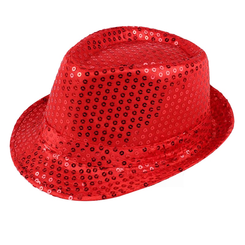 Women Men Dance Show Party Hip Hop Jazz Hat Glitte... – Grandado