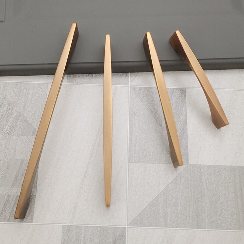 Matte Coffee Furniture Handle Retro Nordic Style K... – Grandado