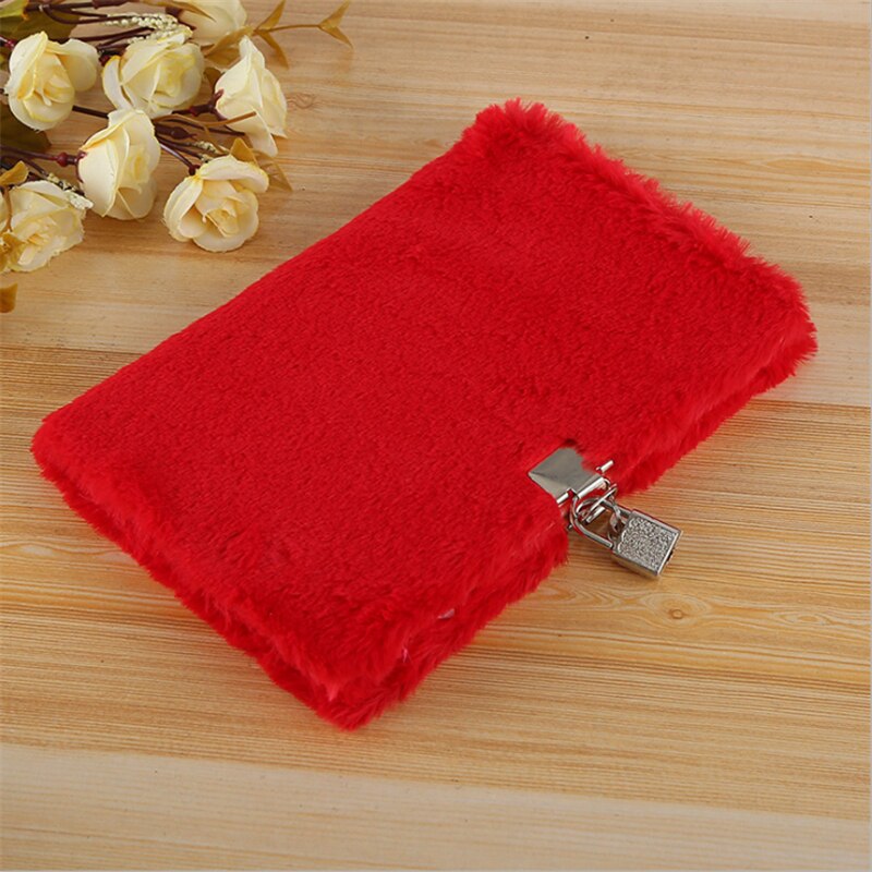 Notepad With Lock Beauriful Student Plush Notebook... – Grandado