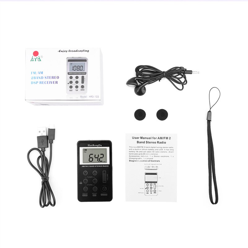 Draagbare Mini Digitale Tuning USB FM Radio AM FM ... – Grandado