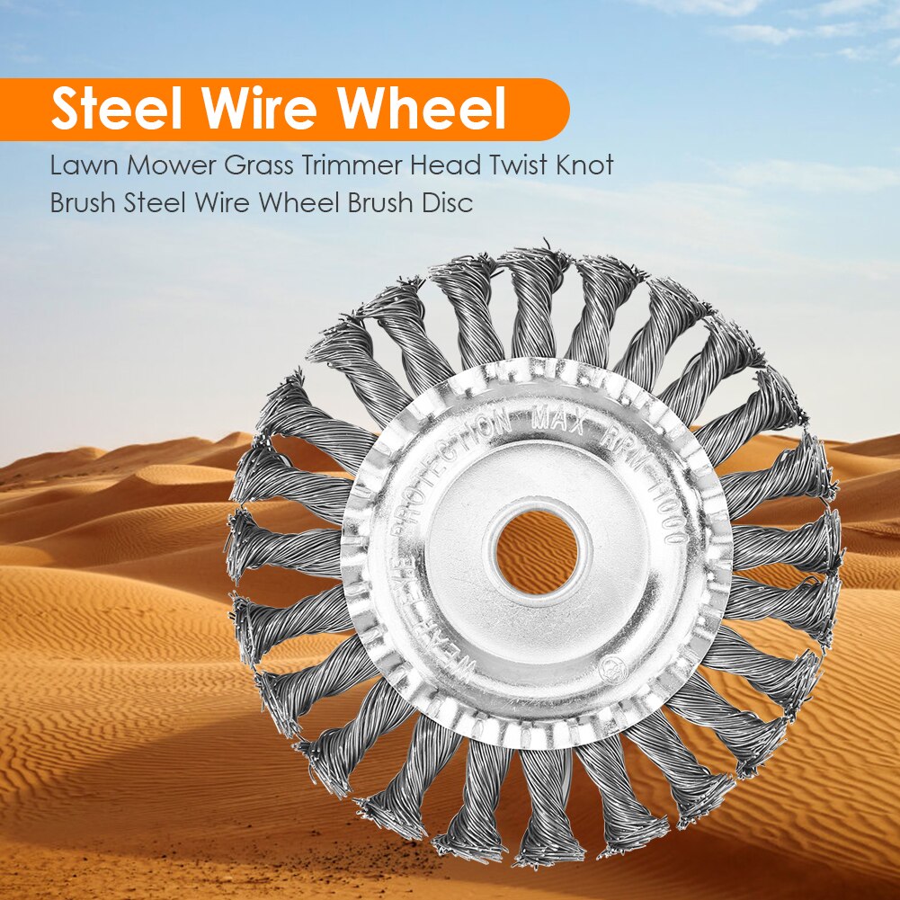 150mm Multi-size Steel Wire Wheel Grass Trimmer He... – Grandado