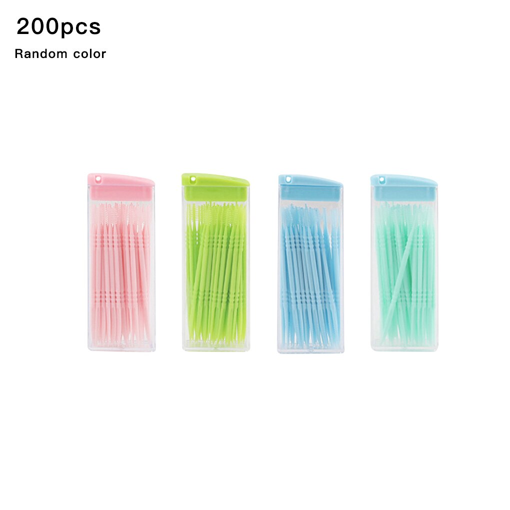 200pcs Double-sided Toothpicks Plastic Teeth Stick... – Vicedeal
