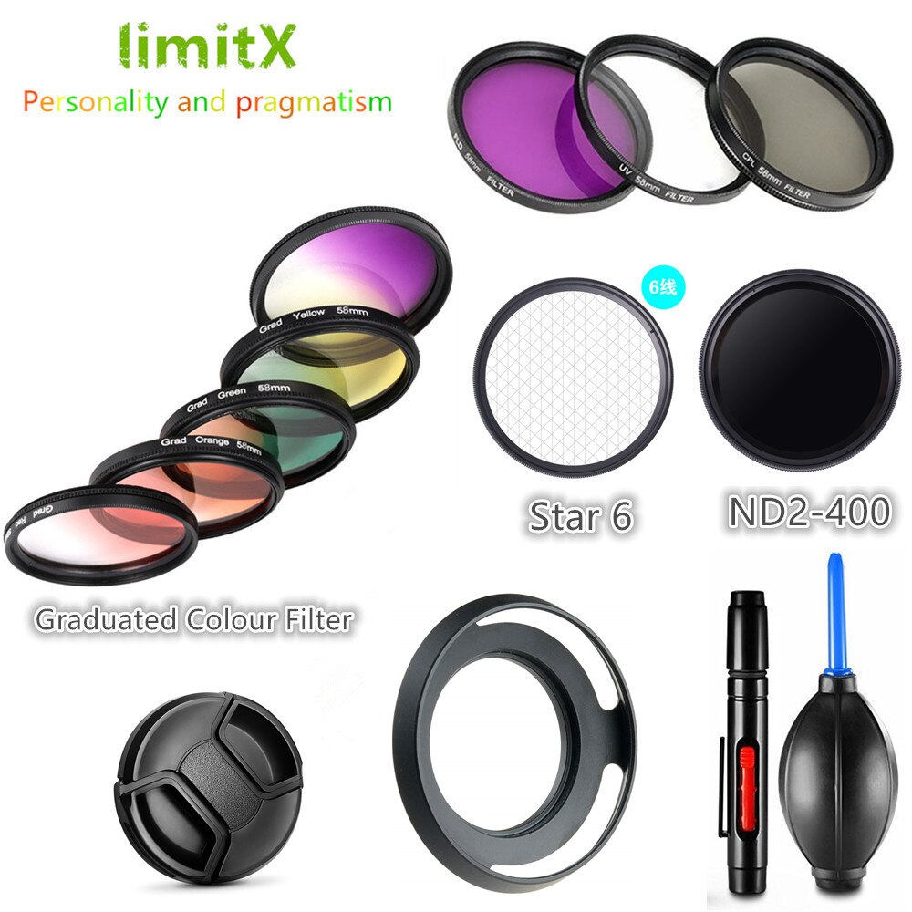 Filter kit UV CPL ND FLD Graduated Colour Star &am... – Grandado