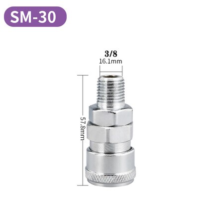 C Type Pneumatische Connector Quick Connector PP30... – Grandado