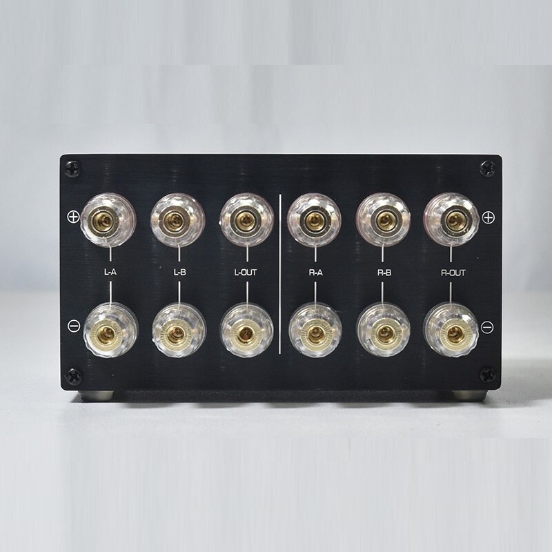 On 2 Input 2 Output Audio Switcher Amplifier Speak... – Vicedeal