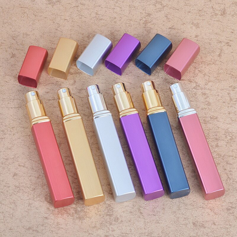 6 color 12ml Metal Case Glass Tank Perfume Bottle ... – Vicedeal
