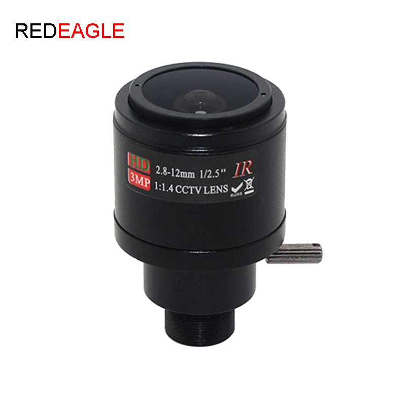3MP HD CCTV Lens M12 2.8-12mm Varifocal Zoom F1.4 ... – Vicedeal