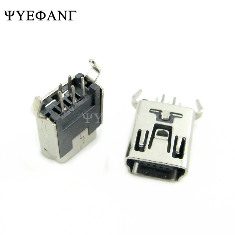 10PCS Mini USB Type B Female 5 Pin DIP 2 Pin Verti... – Grandado