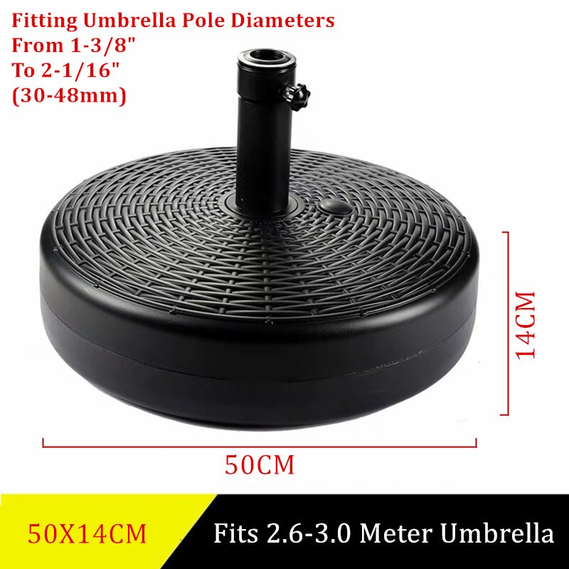 ALWAYSME Umbrella Base Plastic Round Shape Water S... – Grandado