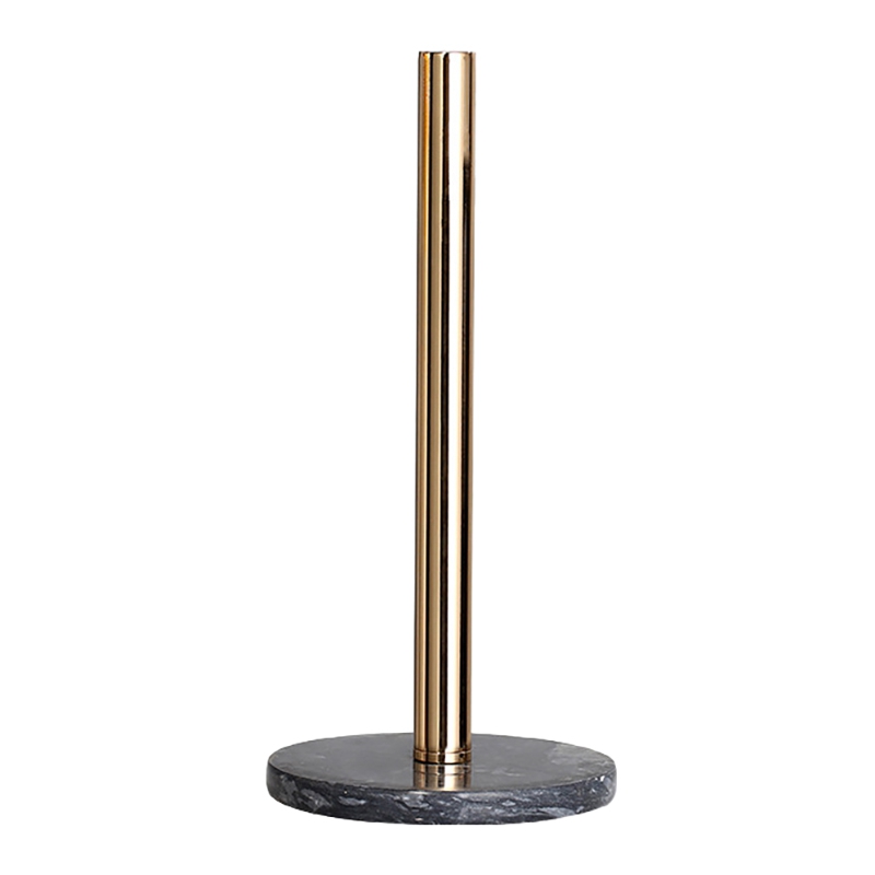 Gold Paper Stand With Marble Base Vertical Paper T... – Grandado