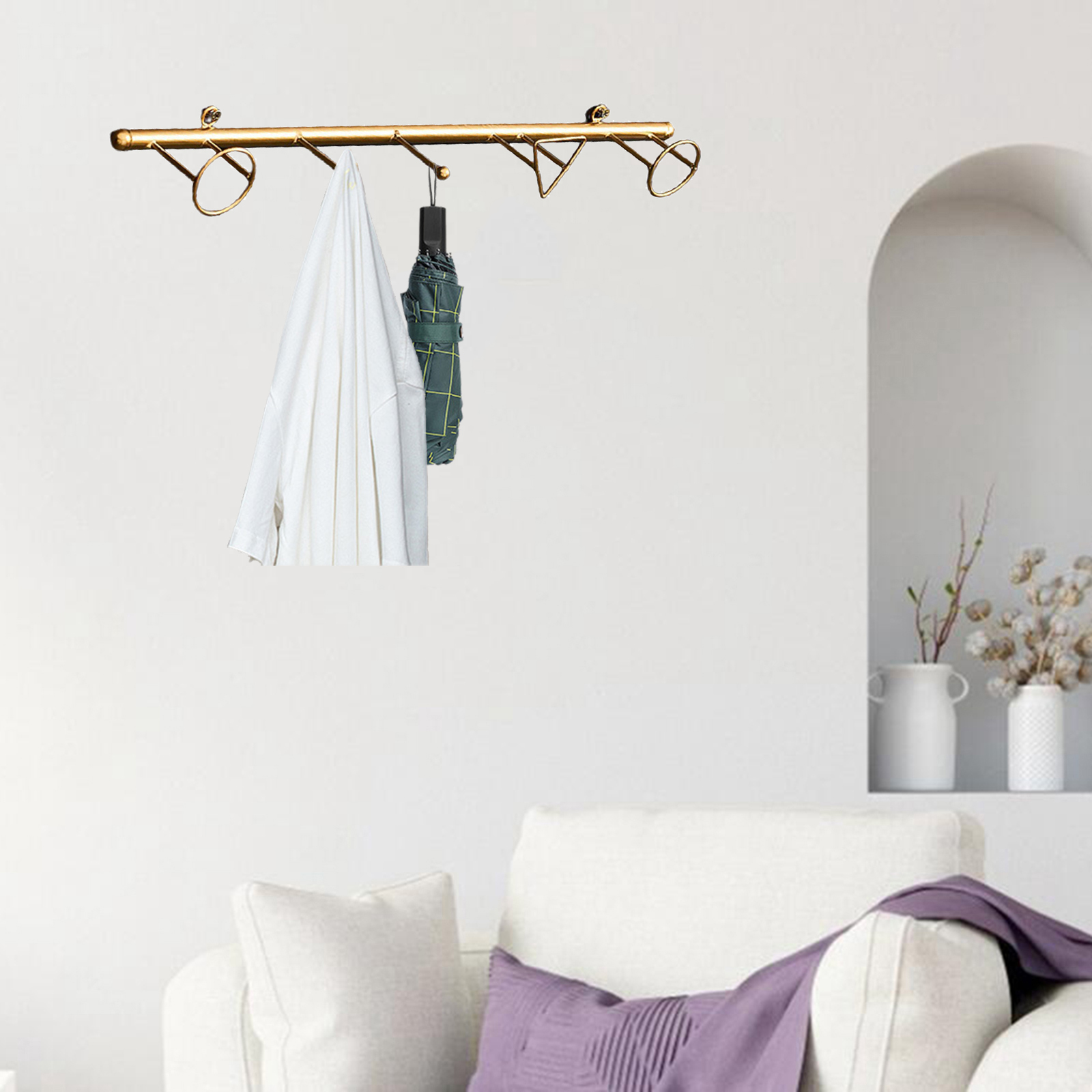 Creatieve Eenvoudige Haak Muur Opknoping Brief-Vor... – Grandado