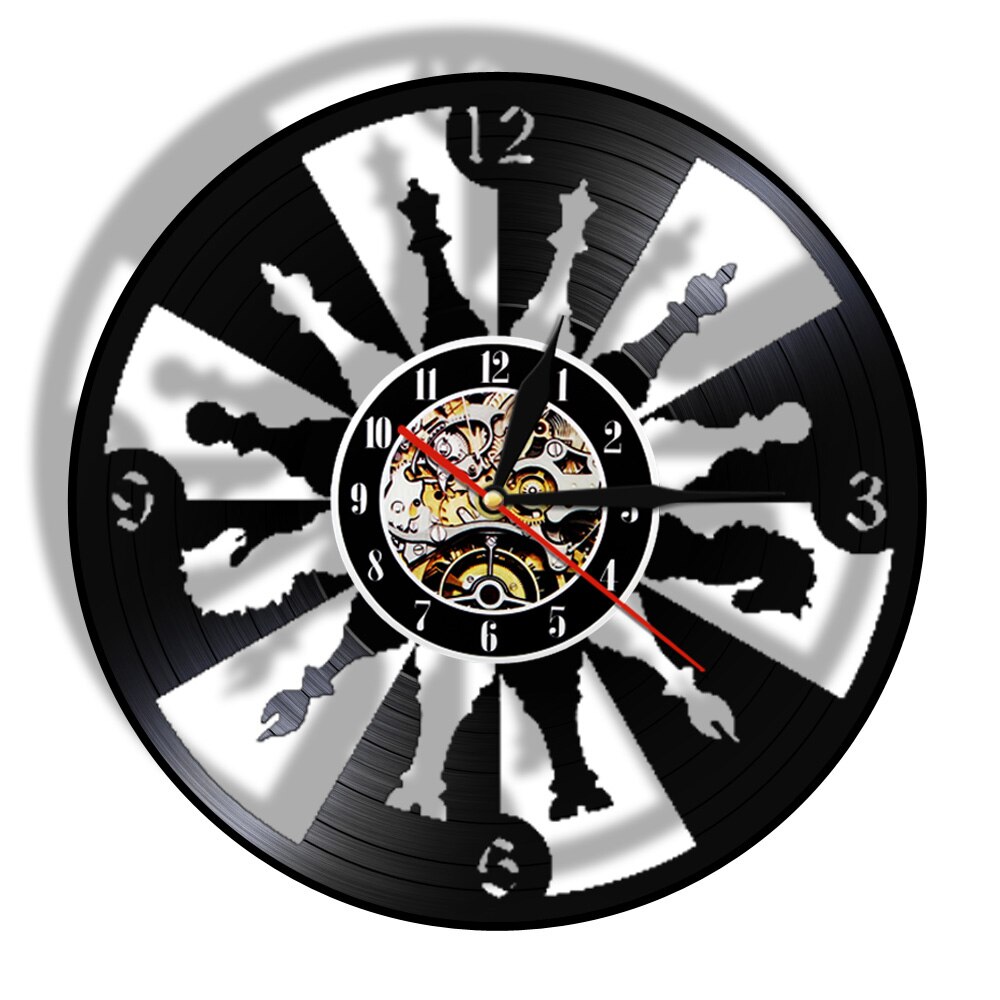 Chess Vinyl Record Upcycled Recycled Wall Watch Ch... – Vicedeal