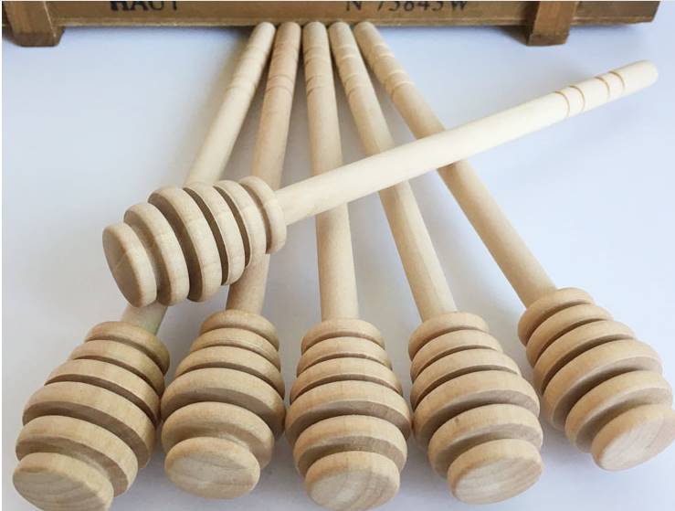 5 pcs Mini Portable Wooden Honey Spoon Stick for H... – Grandado