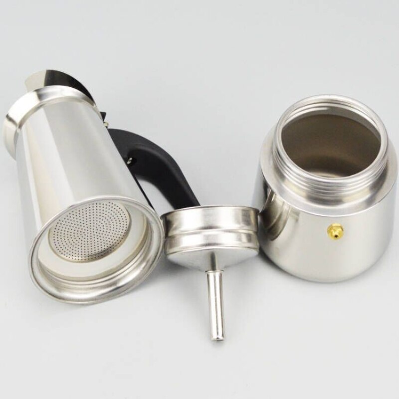 Stove Top Moka Coffee Pot Stainless Steel Filter I... – Grandado