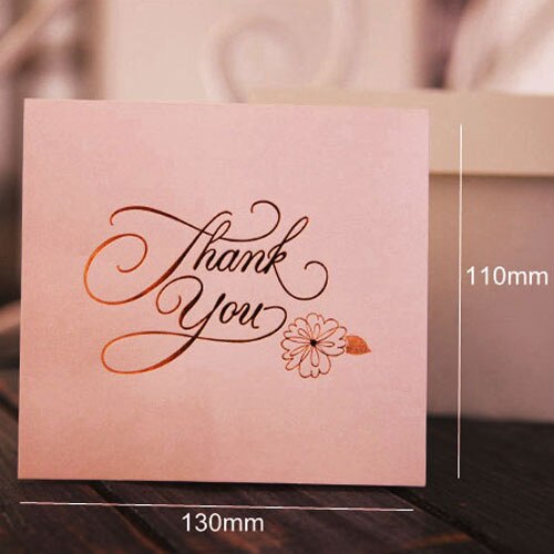 5pcs Art Font Thank You Thanks Blessing Greeting C... – Grandado
