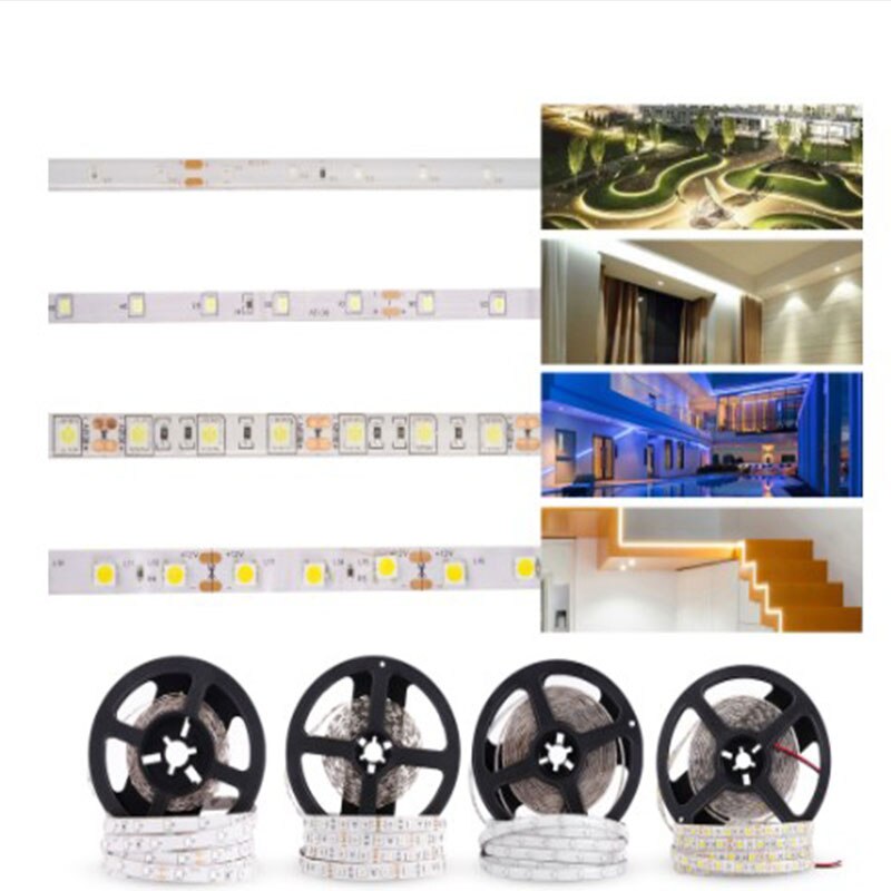 Dc12 v 2835 led lampe med lim vanntett fargerik fa... – Grandado