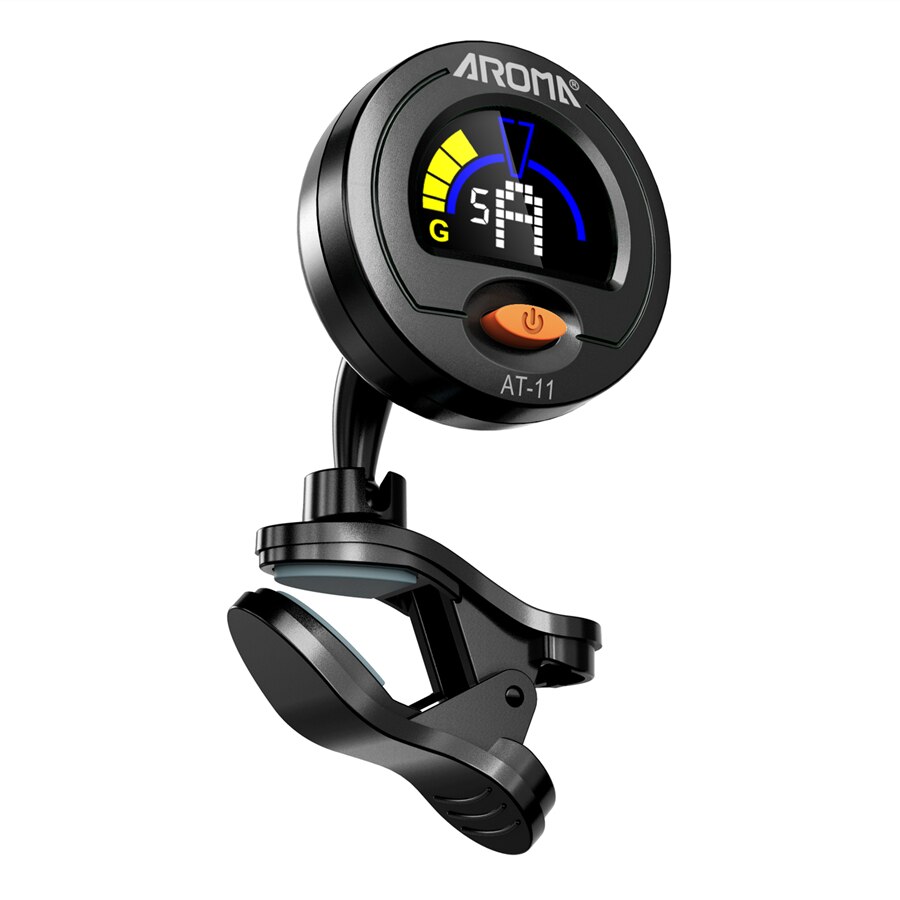 AROMA Guitar Tuner AT-11 Color Screen Clip-on Mini... – Grandado