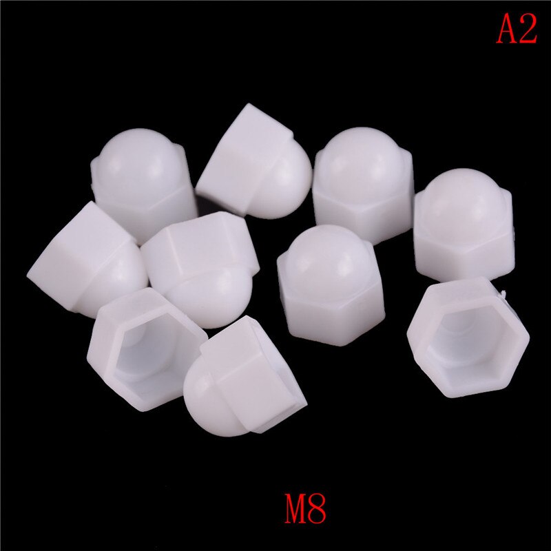 10x M6 M8 M10 M12 White Dome Bolt Nut Protection C... – Vicedeal