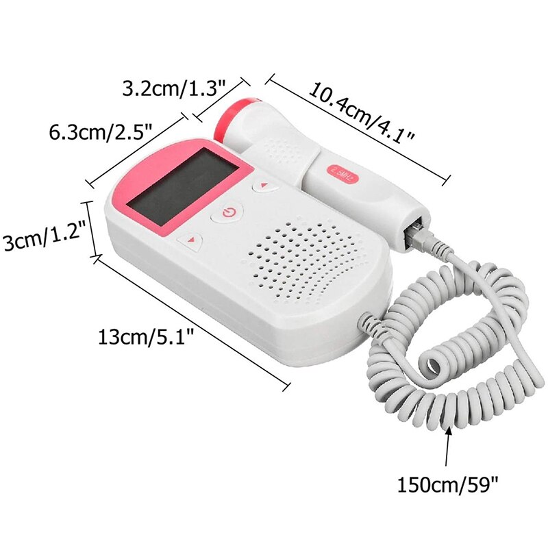 Foetale Doppler Hand-Hold Pocket Portable Sound Ba... – Vicedeal