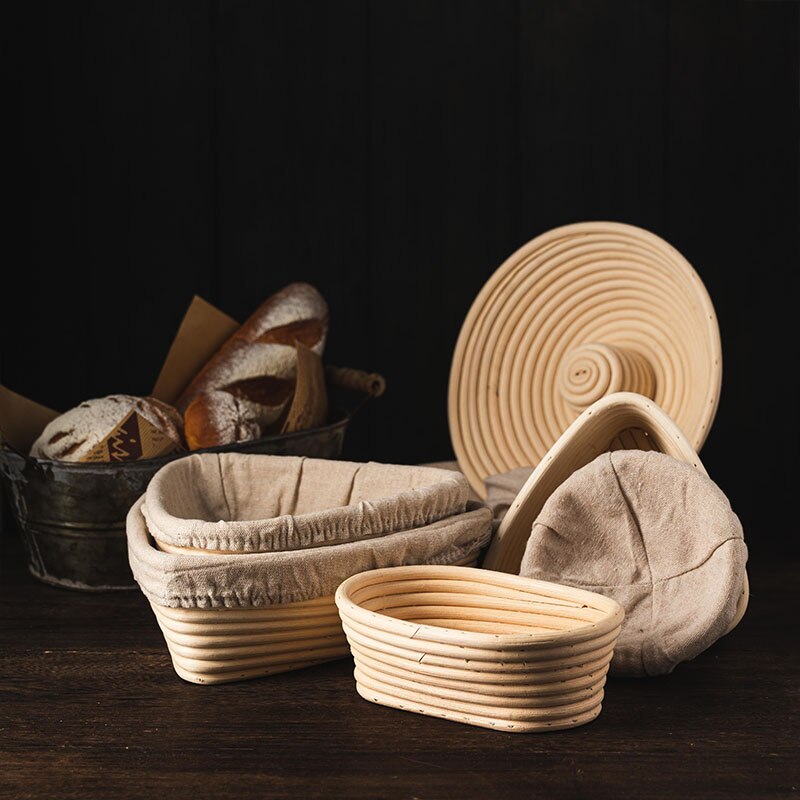 Ronde Indonesische Rotan Brood Gisting Mand Bakken... – Vicedeal