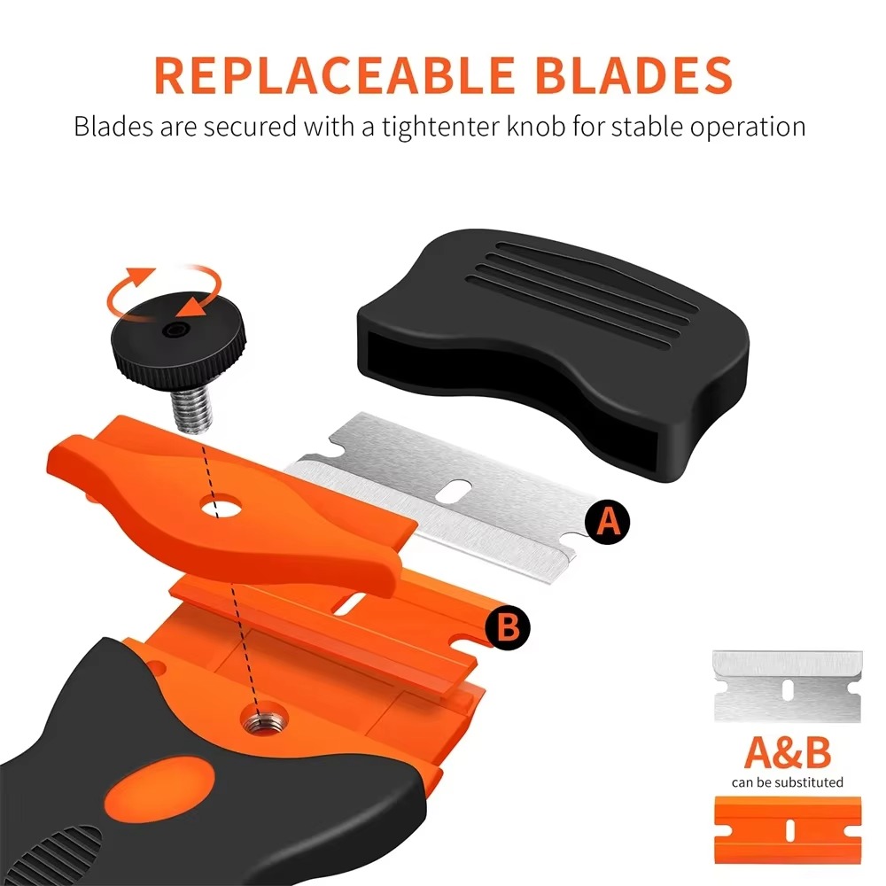 Plastic /Metal Razor Blade Scraper Edge Removal To... – Grandado
