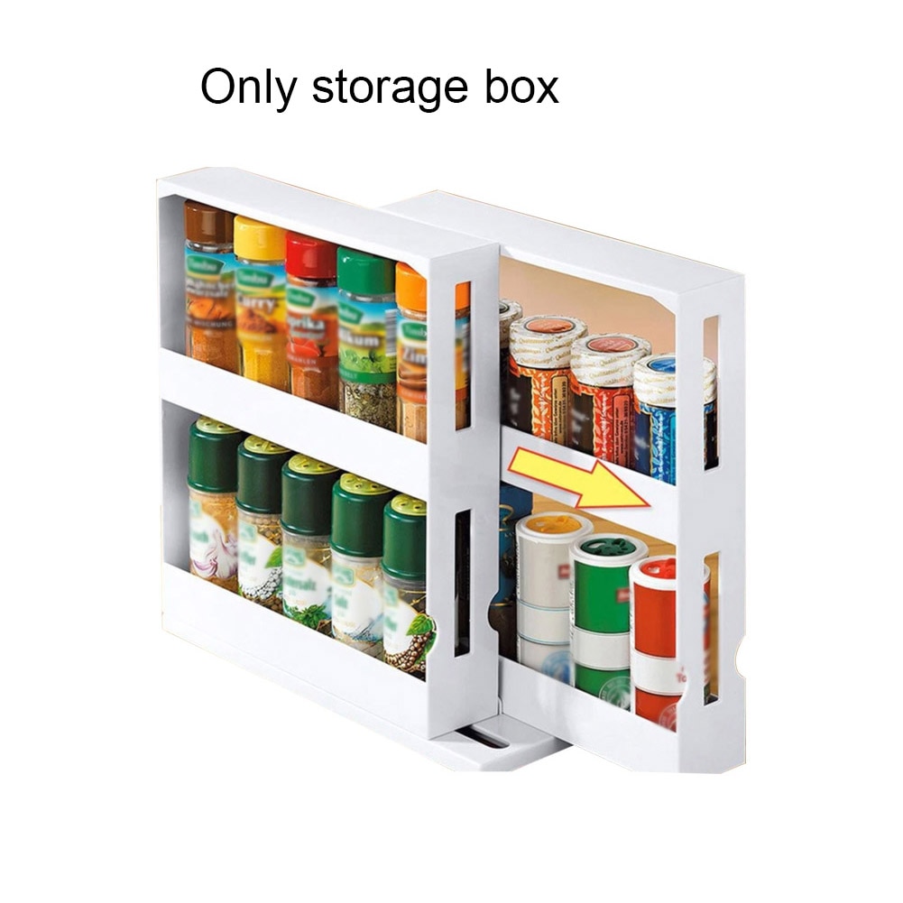 Rotating Shelf Modern Kitchen Cabinet Storage Rack... – Grandado