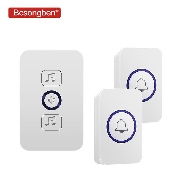 Bcsongben wireless waterproof doorbell 1 button 1 ... – Vicedeal