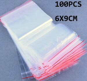 100 stks 6X9 cm Zip Lock Tassen Clear Poly Bag Her... – Grandado